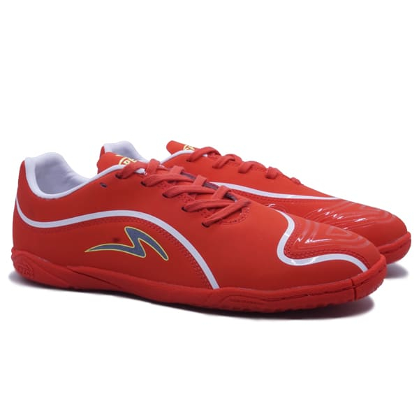 Sepatu Futsal Specs Viscid IN Plasma Red White Sulphur